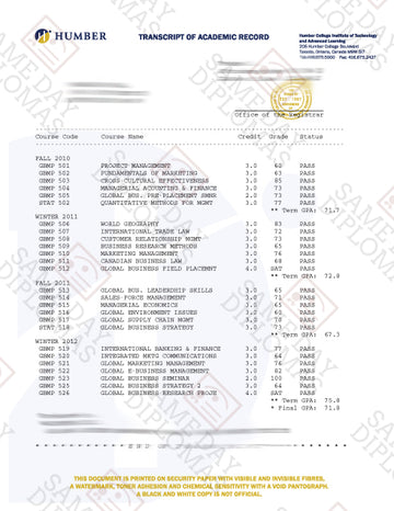 Buy Now College University Match Transcripts