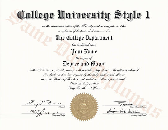 Buy College and University Diploma | Stock Design & Transcripts